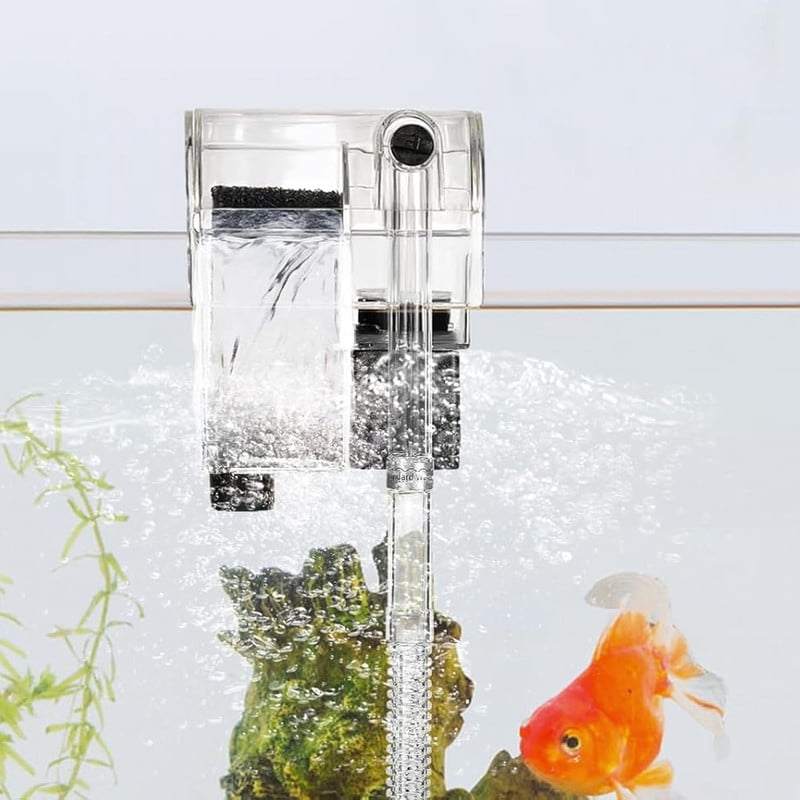 Fish Tank Filters, Mini Quiet USB Waterfall Fish Tank Filter, Hang on 5 ...