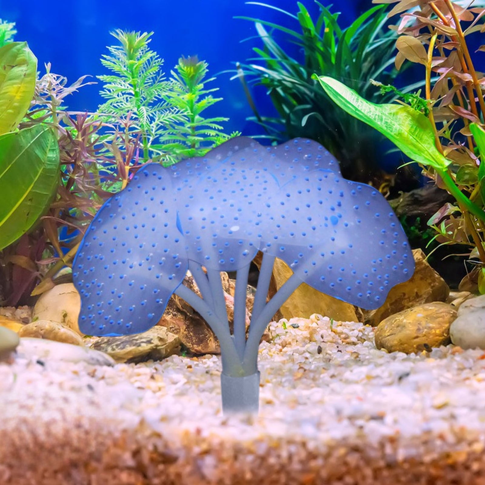 Fish Tank Landscaping Decor, Fluorescent Simulation Jellyfish, Silica ...