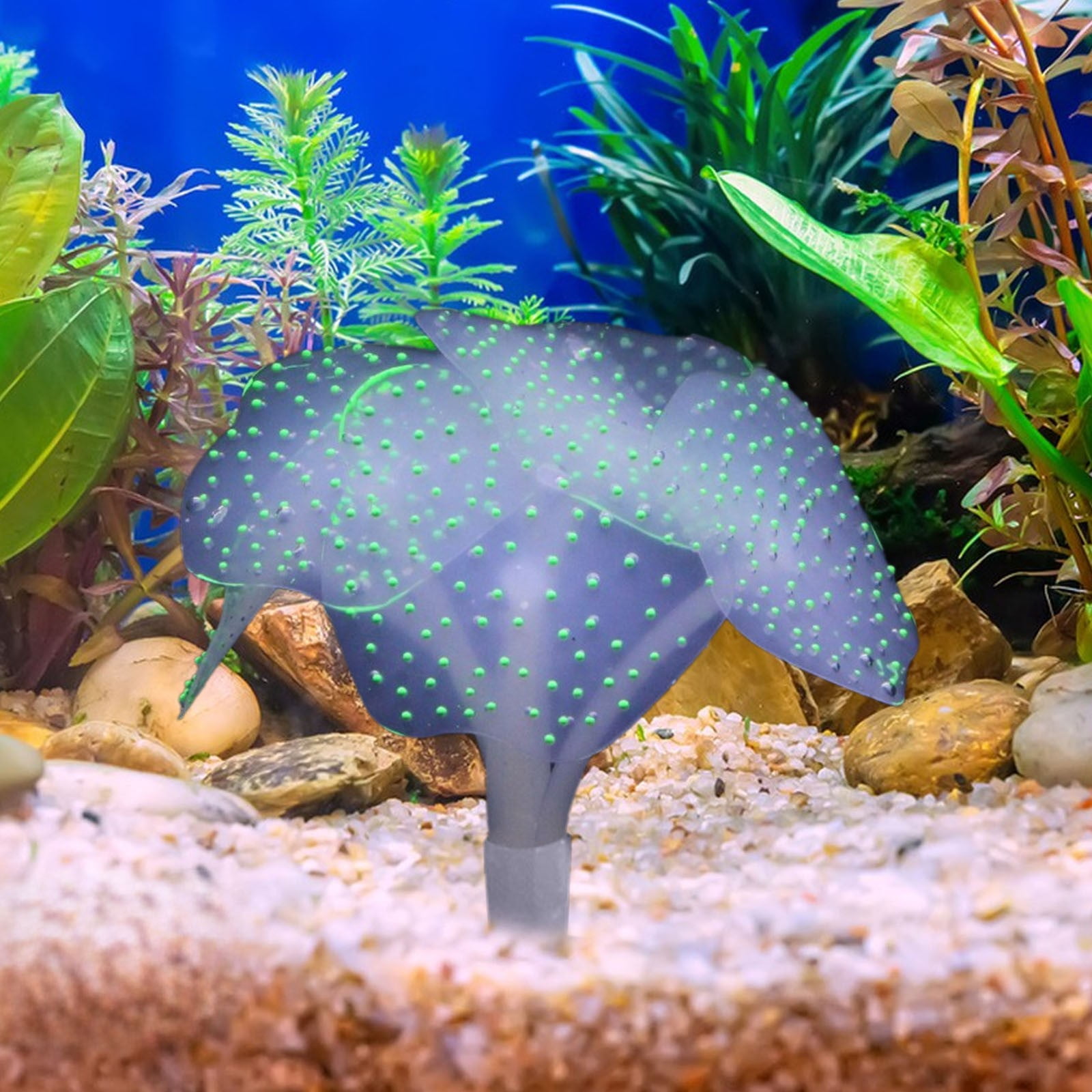 Fish Tank Landscaping Decor, Fluorescent Simulation Jellyfish, Silica ...
