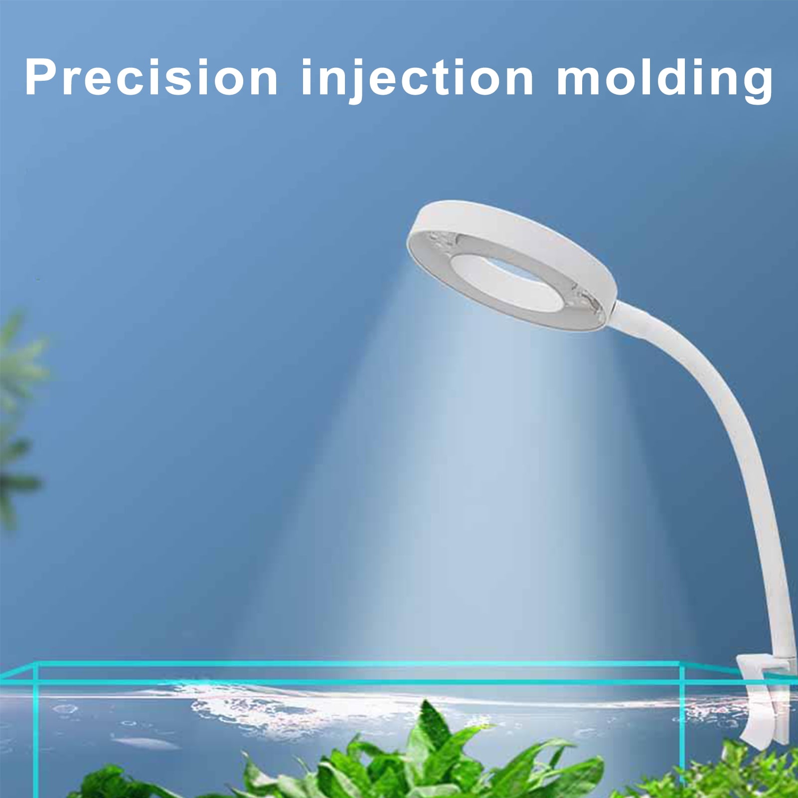 Fish Tank Light with 360-Degree Adjustable Hose Super Bright Flicker ...