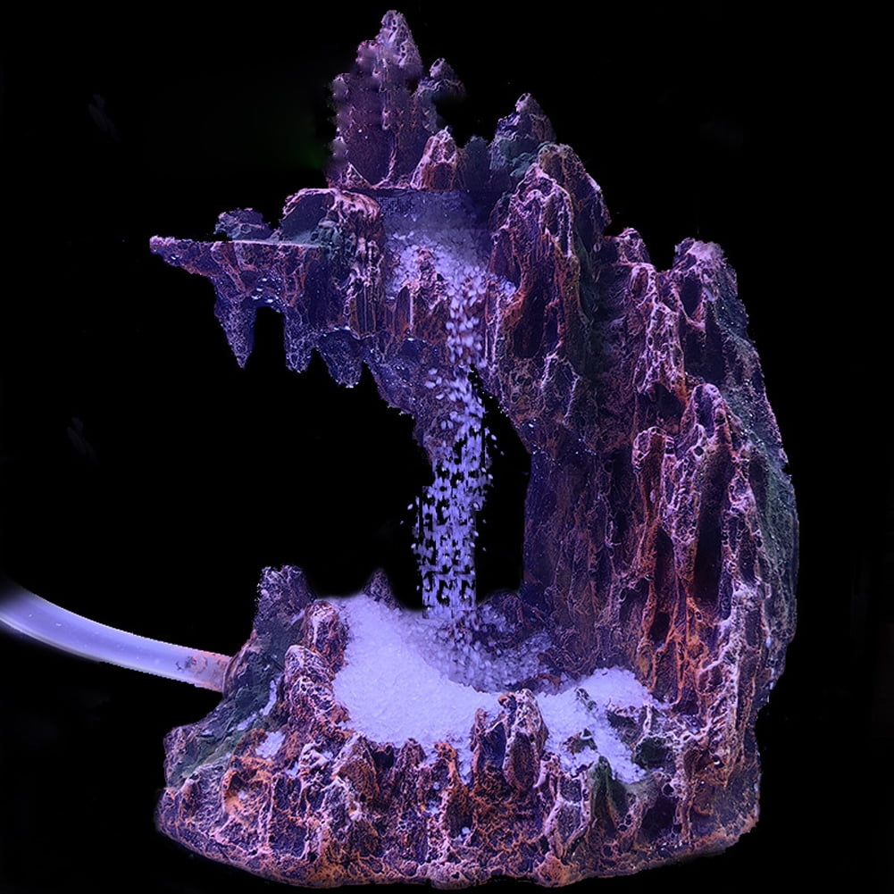 Fish Tank Rockery Decor, Artificial Aquarium Rockery Underwater Sand ...