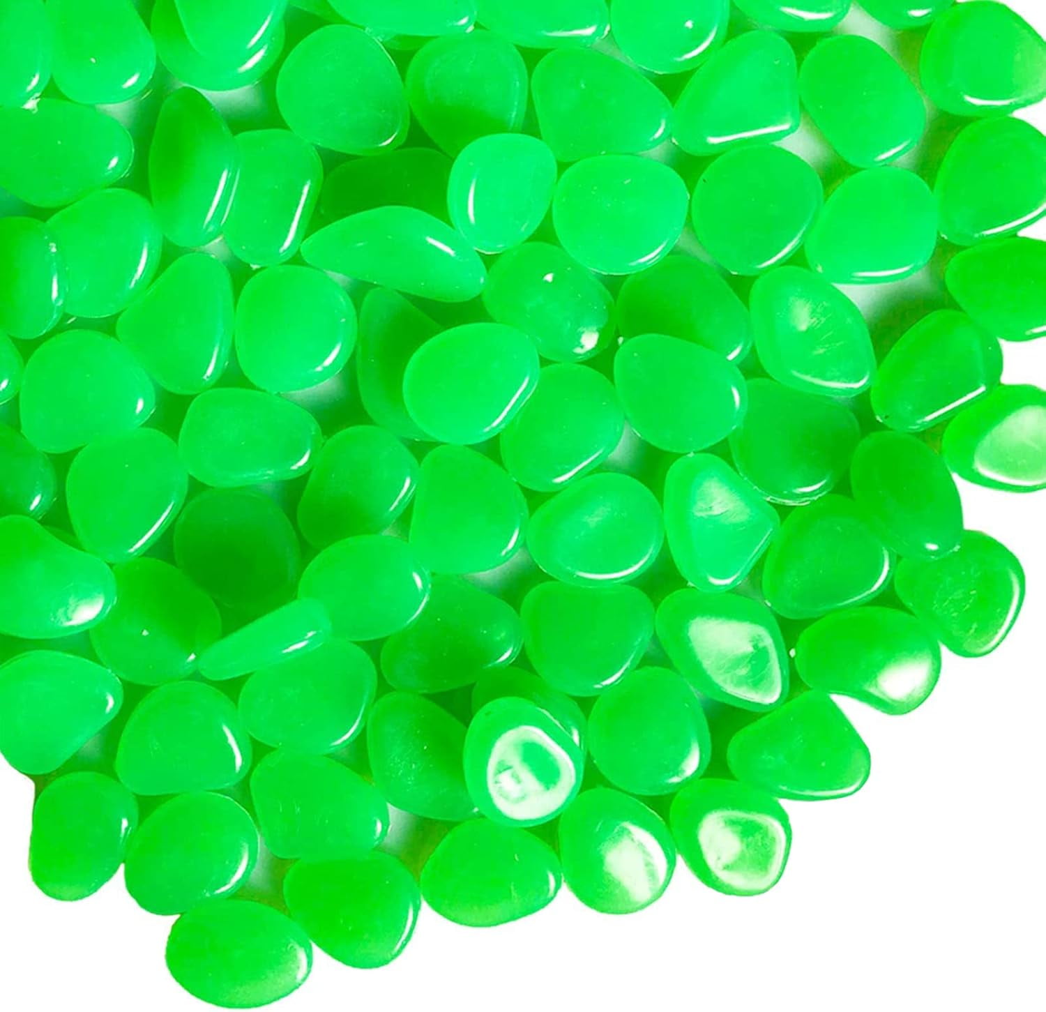 Fish Tank Rocks Glow Blue/Glow in The Dark Pebbles for Garden/Fish Tank ...