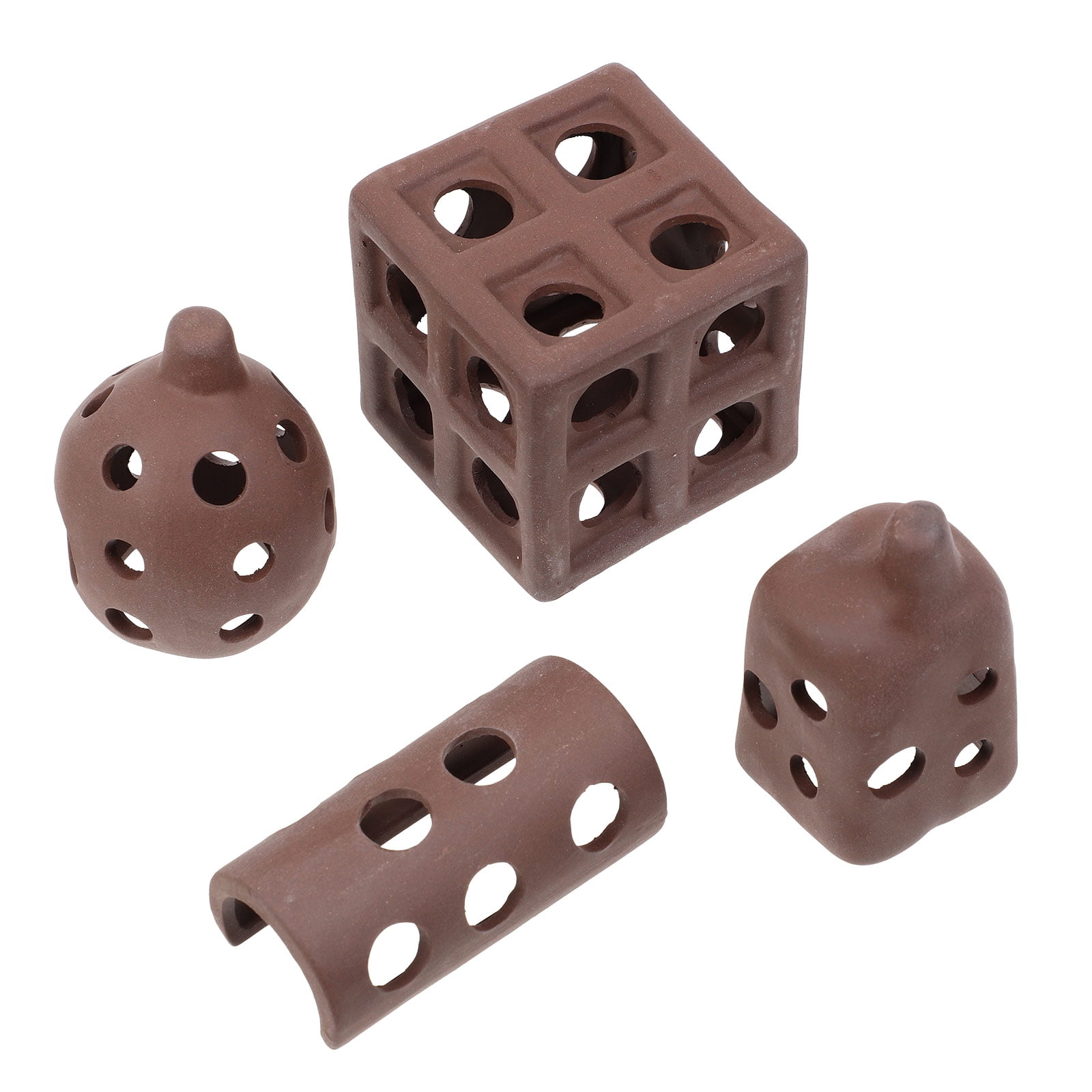 Fish Tank Spawning House Decorations Purple Aquarium Breeding Cave ...