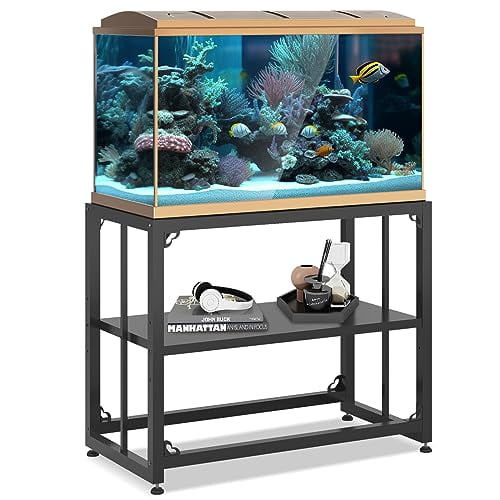 Fish Tank Stand, Aquarium Stand for 40 Gallon, Upgrade Aquarium Turtle ...