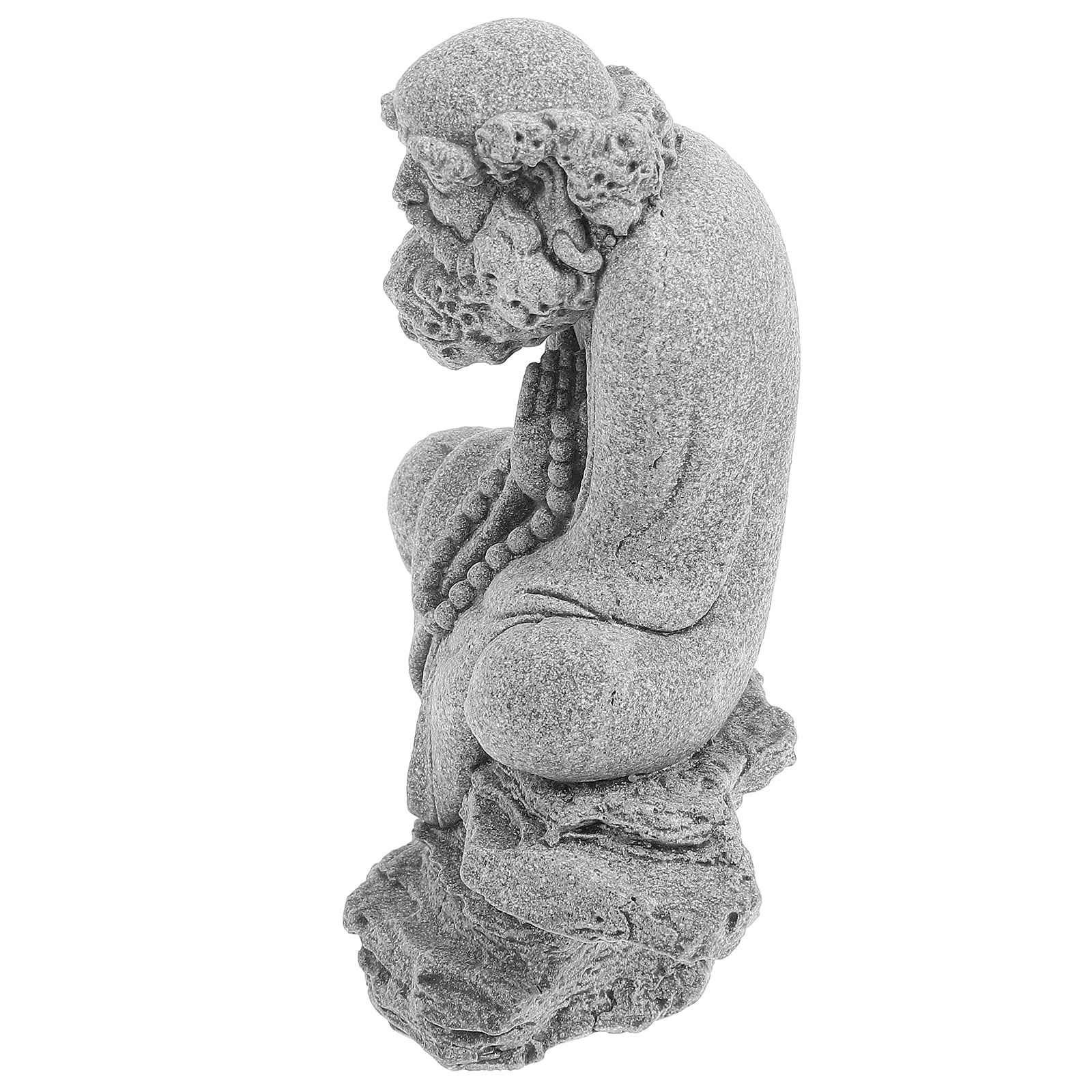 Fish Tank Statue Bodhidharma Miniature Landscape Decoration Flower ...