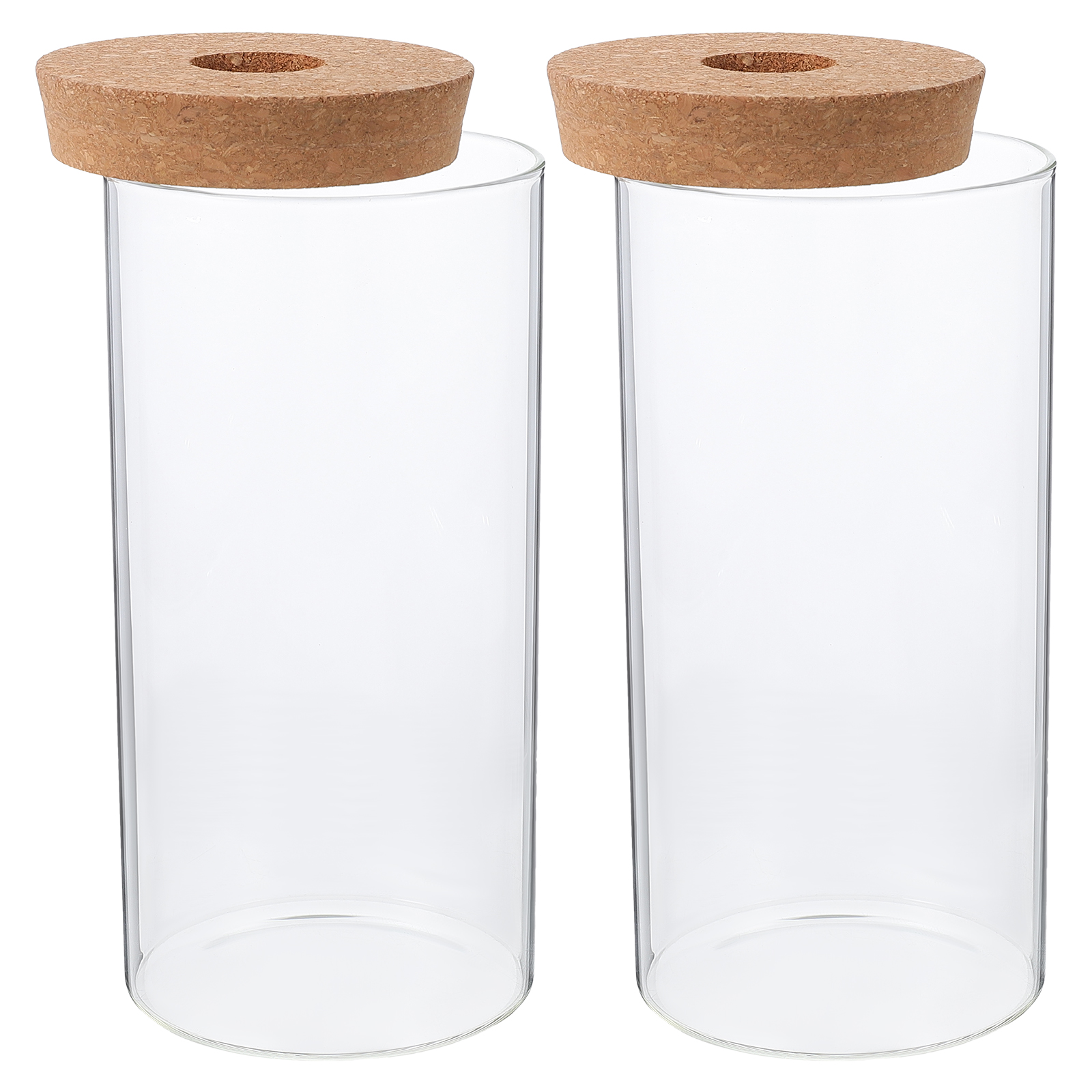 Fish Tank Tabletop Containers 2 Pcs Desktop Eco Bottle Glass Florarium ...