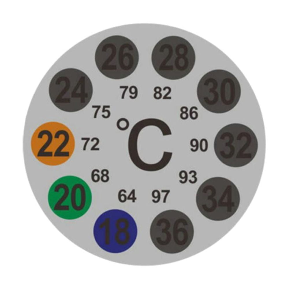 Fish Tank Thermometer, 2x2 Inch Adhesive Patch, Large Clear Display for ...