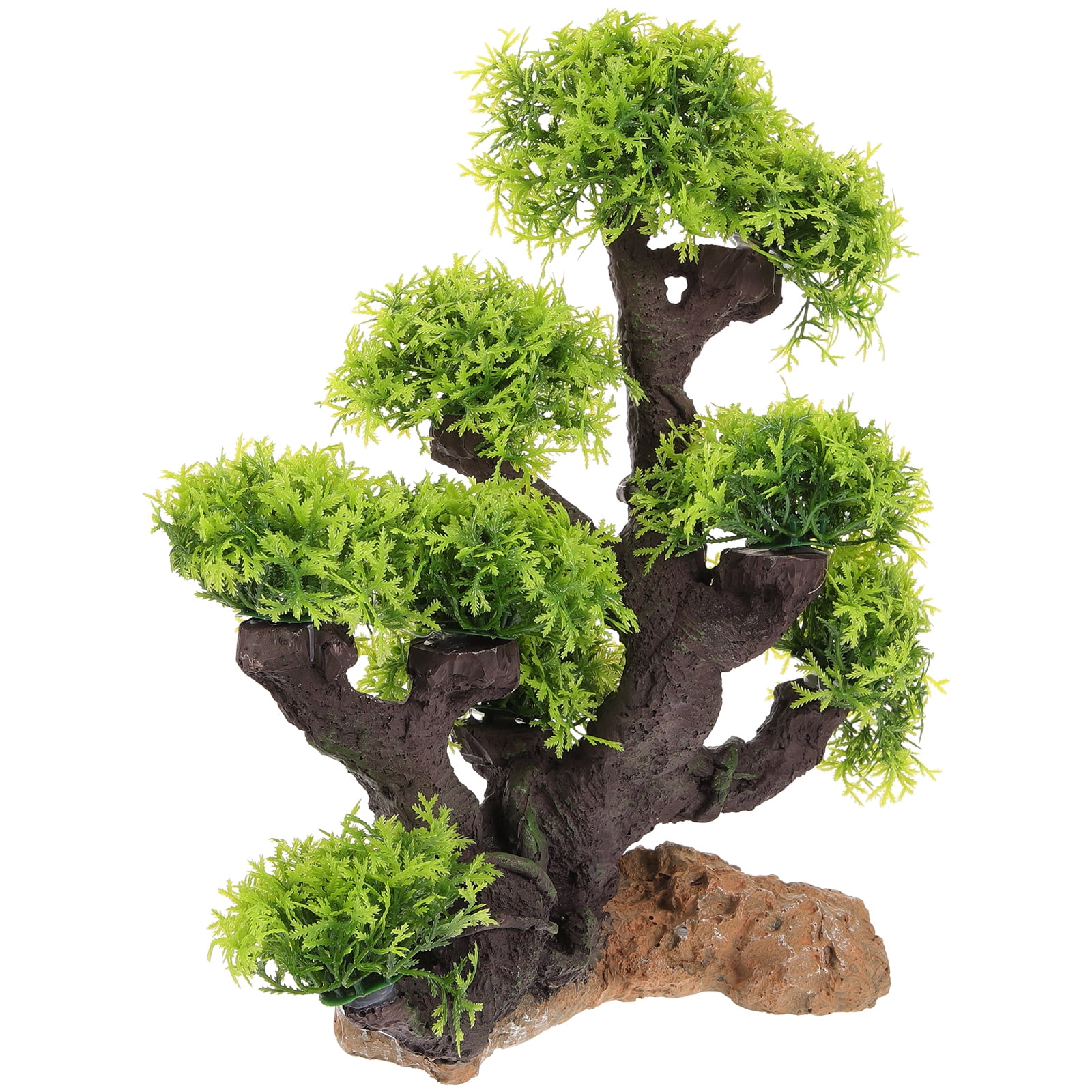 Fish Tank Tree Artificial Aquarium Plant Fish Tank Plastic Tree ...