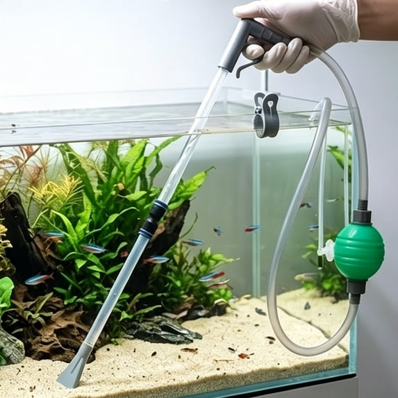 Fish Tank Water Changer, Handheld Siphon Pipe to Clean Tank Sand and ...