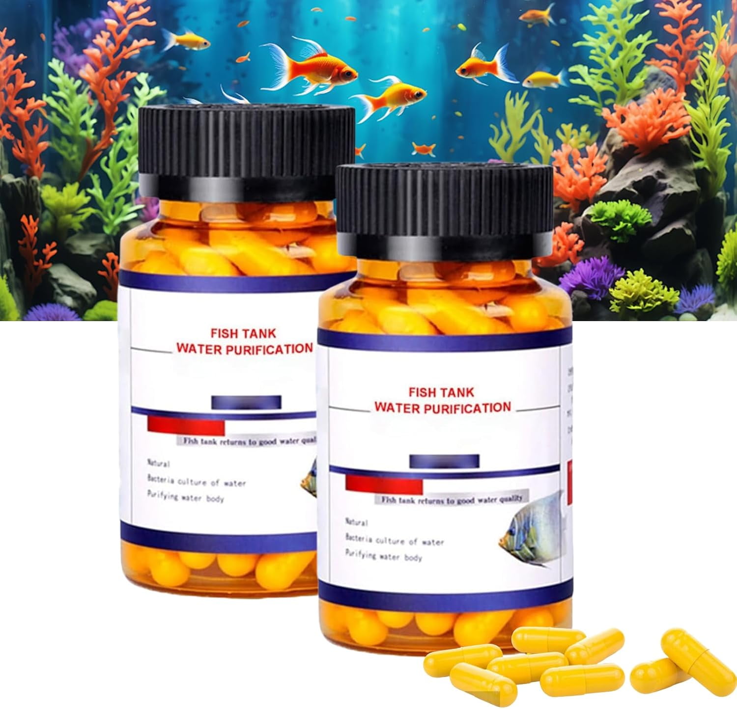 Fish Tank Water Purification Capsule, Powerful Aquarium Water ...