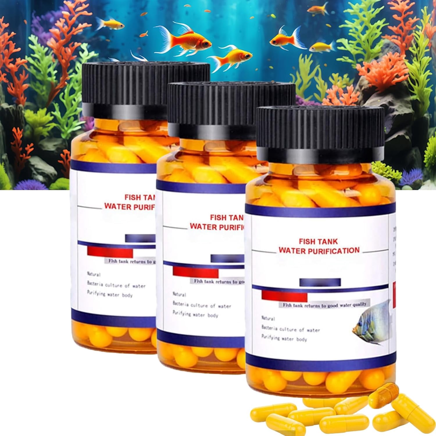 Fish Tank Water Purification Capsule, Powerful Aquarium Water ...