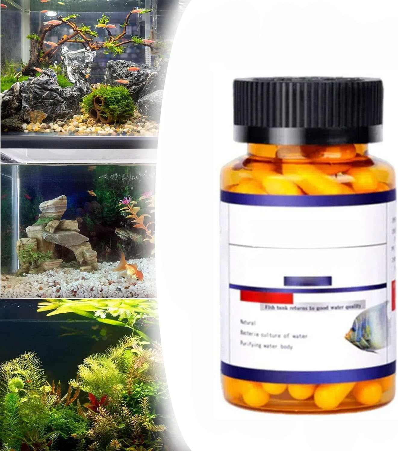 Fish Tank Water Purification Capsule - Water Purification Tablets for ...