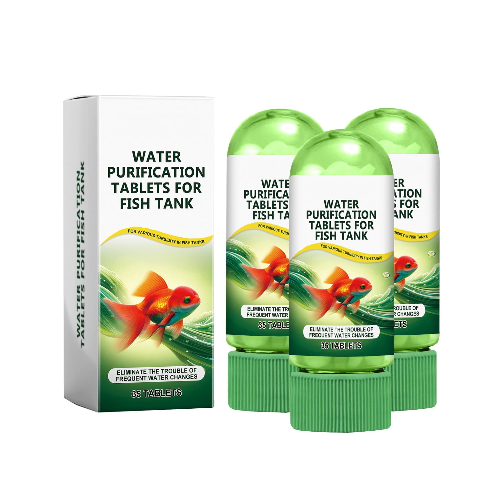 Fish Tank Water Purification Tablets Water Quality Dedicated To Clean ...