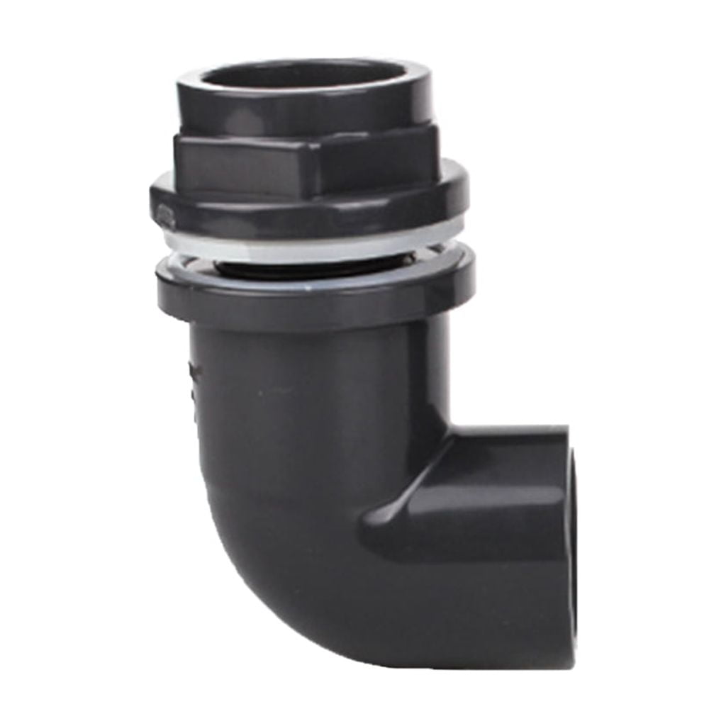 Fish Tanks Outlet Water Pipe Connector Aquarium Thread Elbow Connectors ...