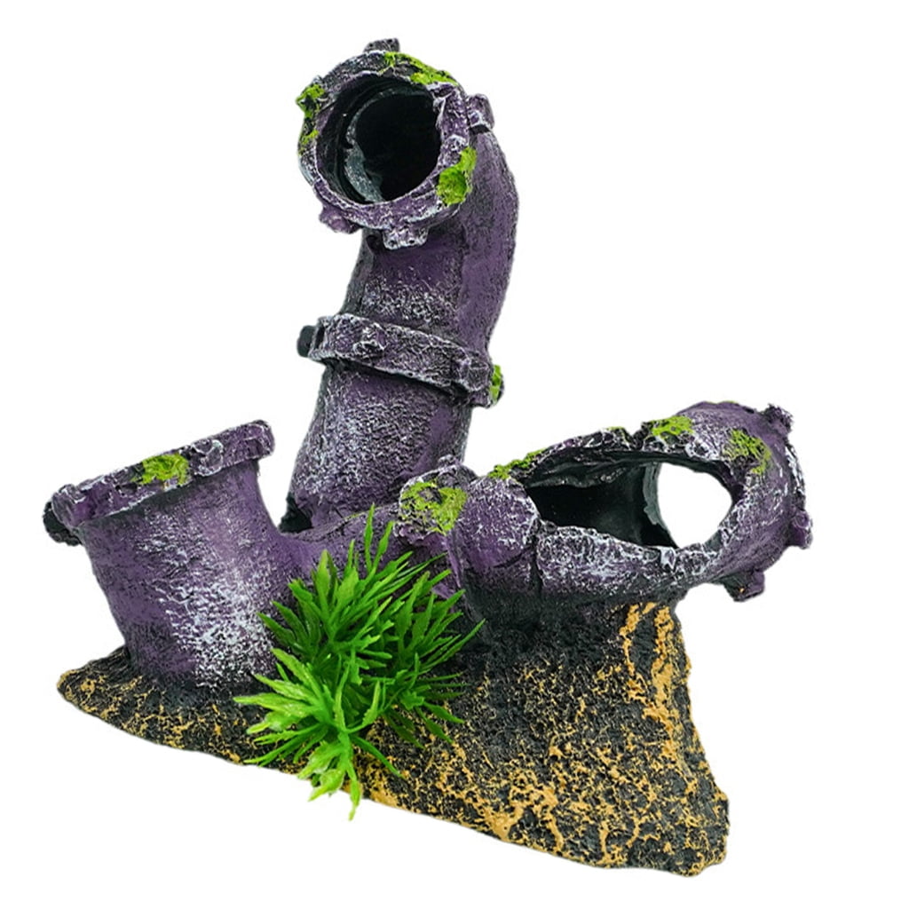 Fish Tanks Shrimp Breeding Artificial Water Pipe for Aquariums ...