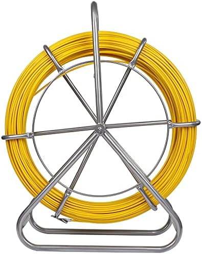 Fish Tape Fiberglass 6MM 425FT Fishing Wire Duct Rodder Cable Puller ...