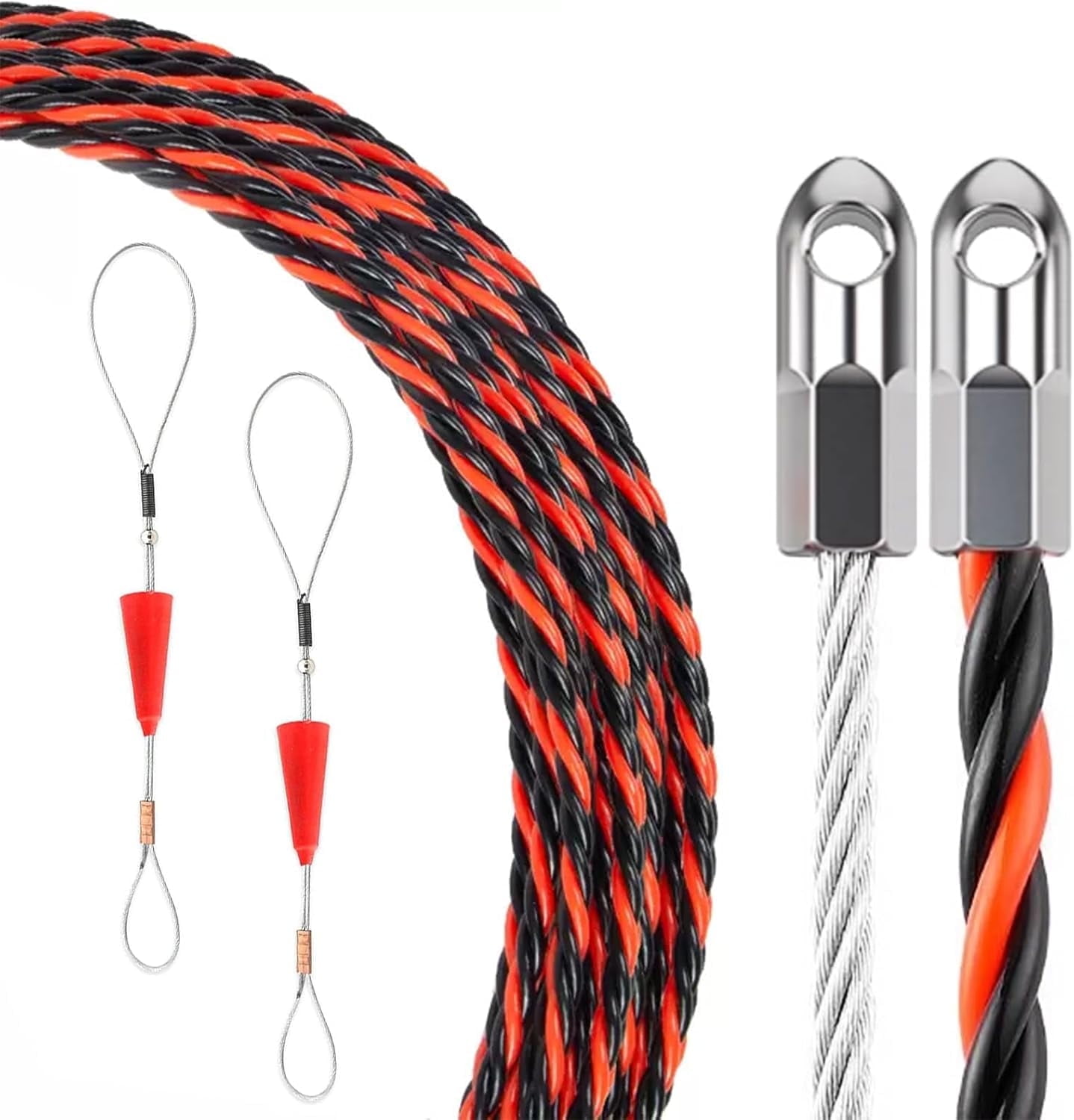 Fish Tape Wire Puller Through Wall Wire Threader OD 6mm Plus Fish Cable ...