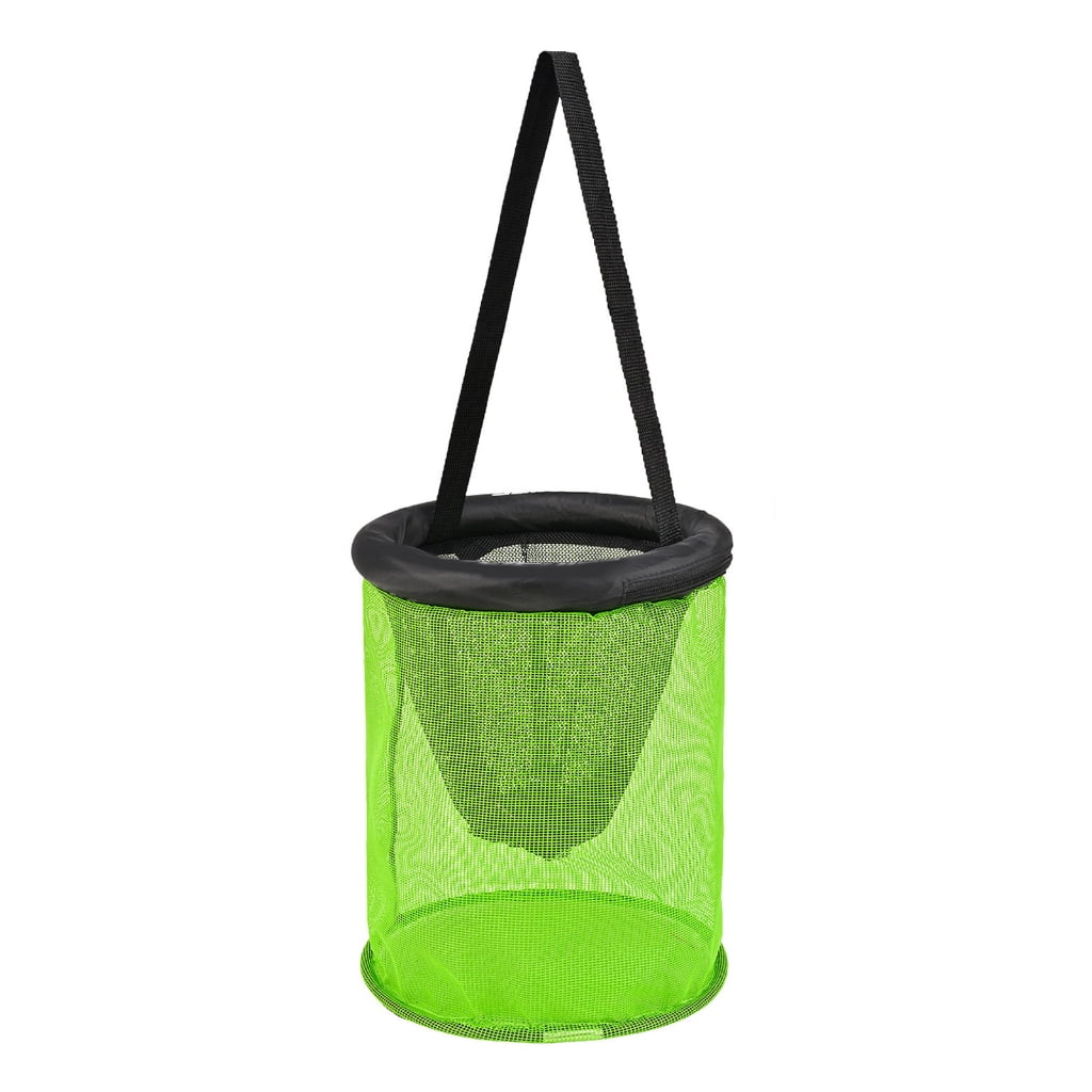 Fish Trap Nylon Storage Cage for Keep Minnows Live Fish Portable Bucket ...