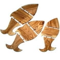 Fish Trivets Set - Hand Carved Olive Wood Trivet Set for Hot Plate ...