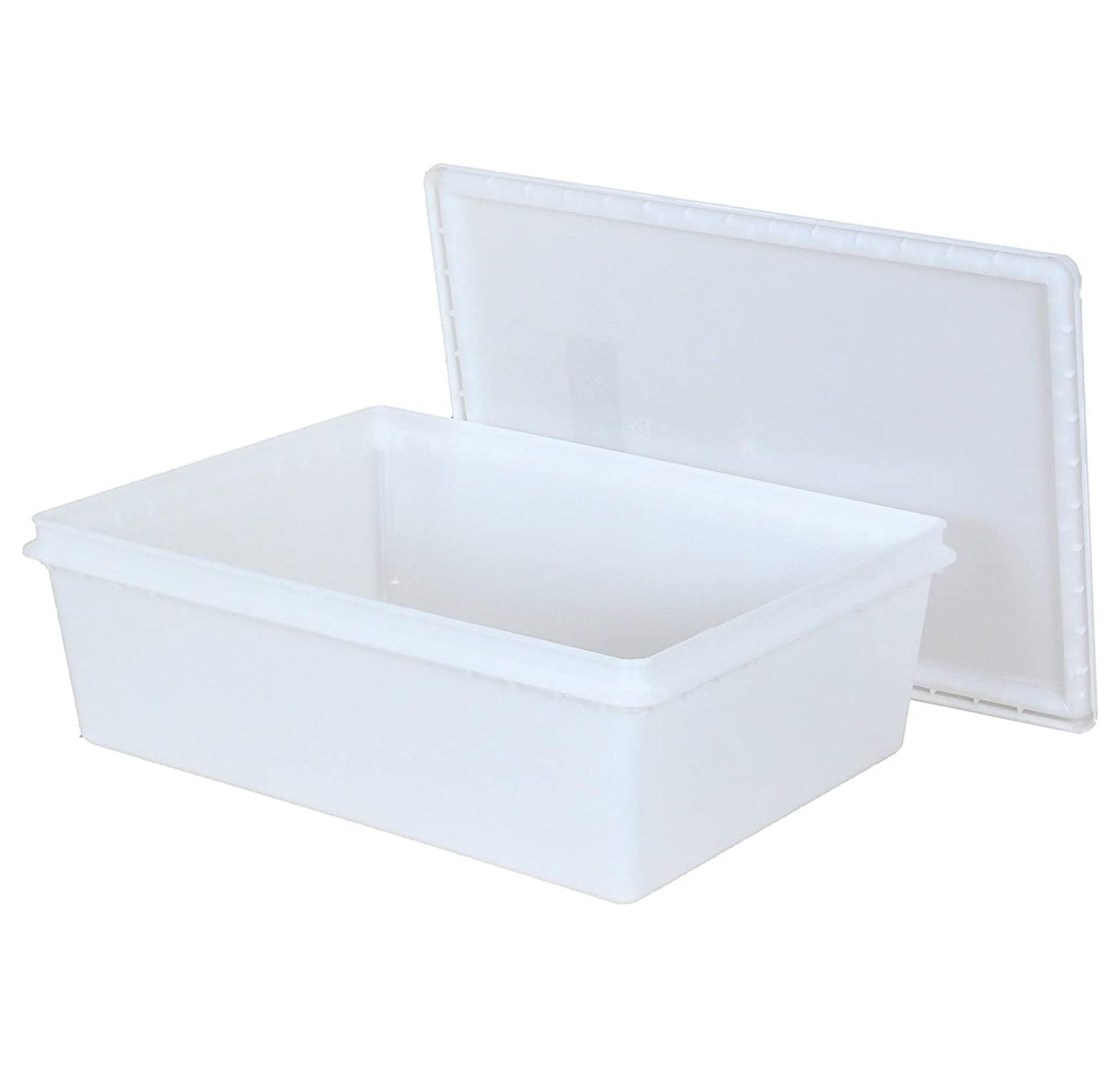 Fish Tubs/Food Storage Bins 25lb 11.5" x 15.5" x 5", Pack of 10 Deep ...