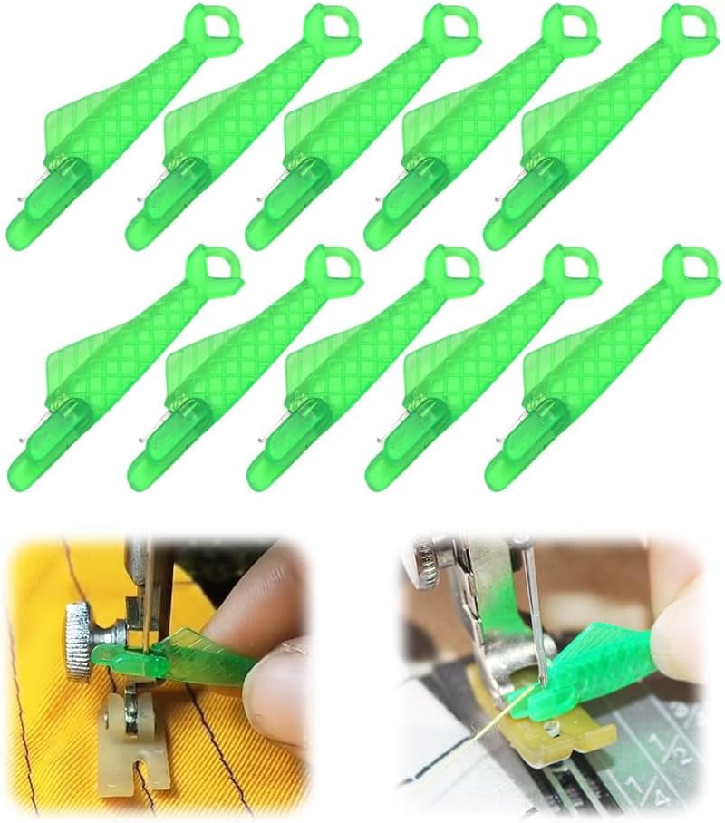 Fish Type Sewing Machine Needle Threader, 2025 Upgraded Fish Mouth ...