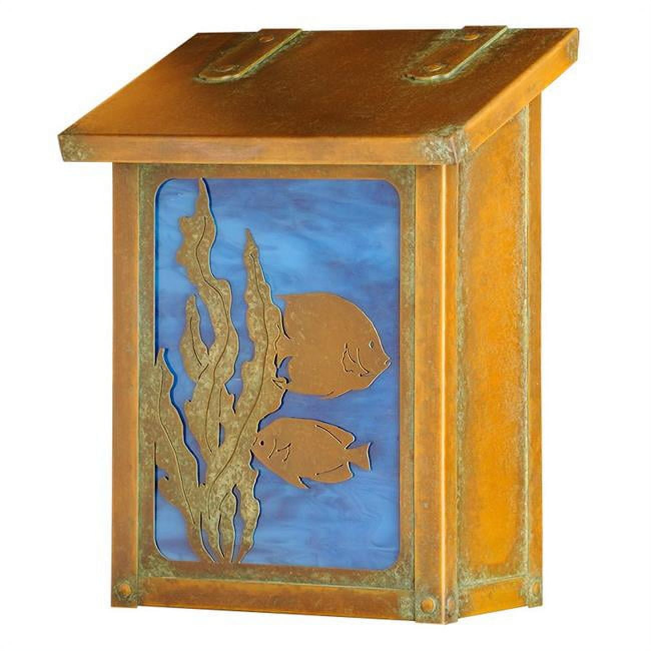 Fish Vertical Mailbox, Champagne - Textured Black - Walmart.com