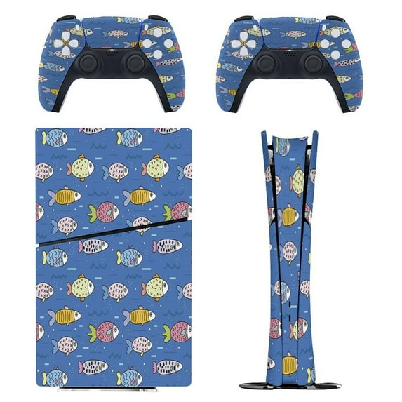 Fish Wallpaper PS5/PS5 Slim Digital Disc Skin Sticker For Console And ...