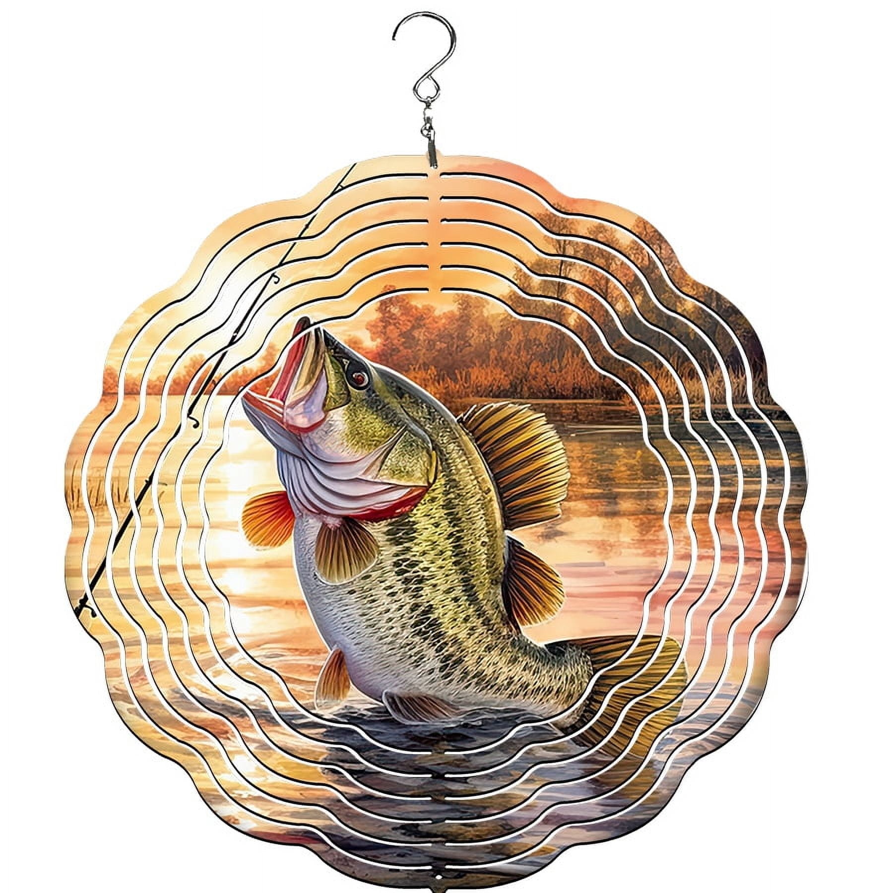 Fish Wind Spinner, Garden Décor, Yard Décor, Porch Decor - Walmart.com