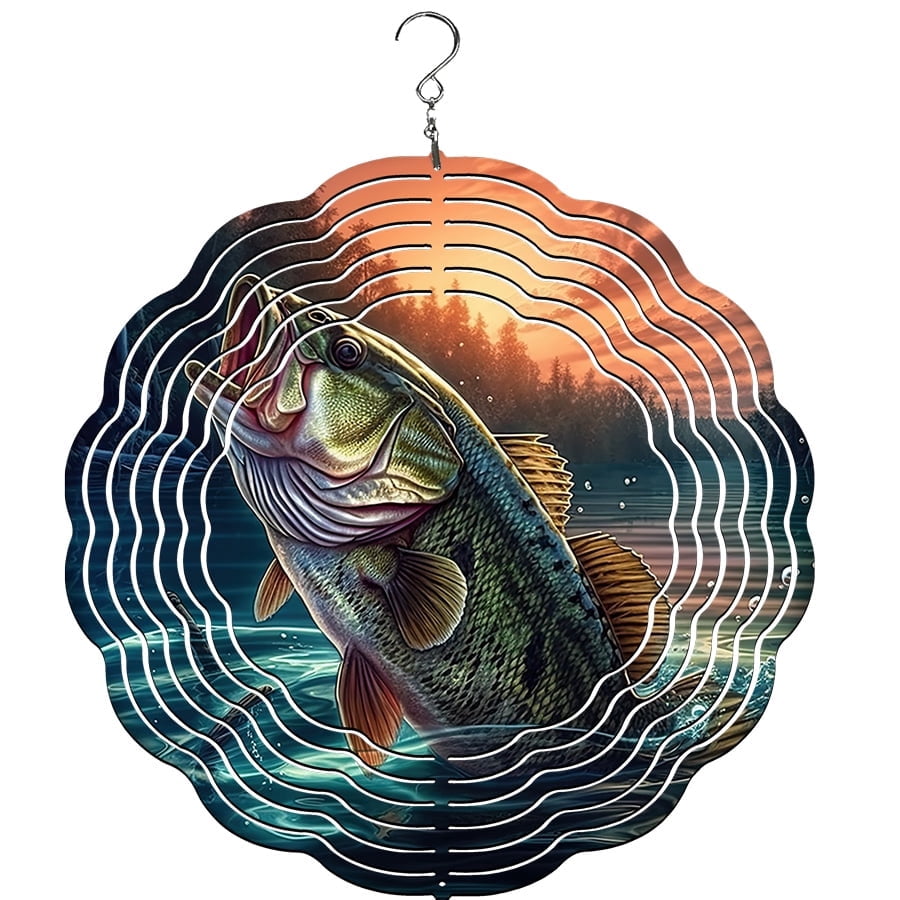 Fish Wind Spinner, Garden Décor, Yard Décor, Porch Decor - Walmart.com