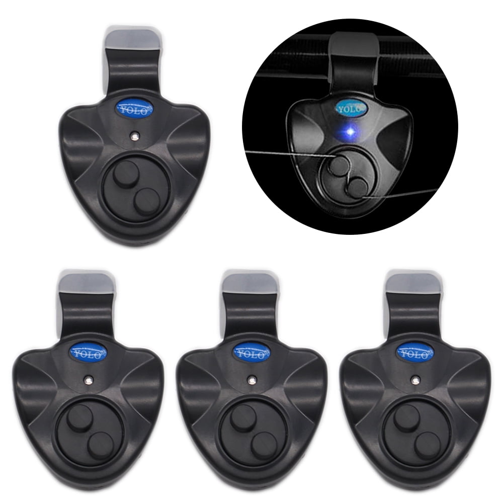 Fish bite alarm,Sound Led Indicator 4pcs Alarms Alarm With Sound Bite ...