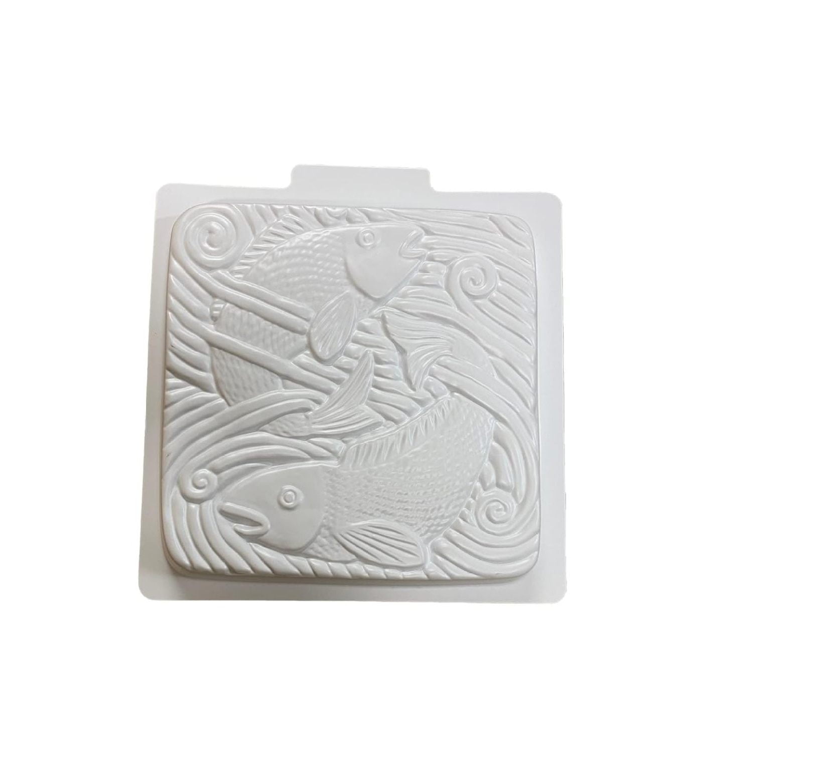 Fish in Water Stepping Stone Mold, Concrete Stepping Stone Mold, Garden ...