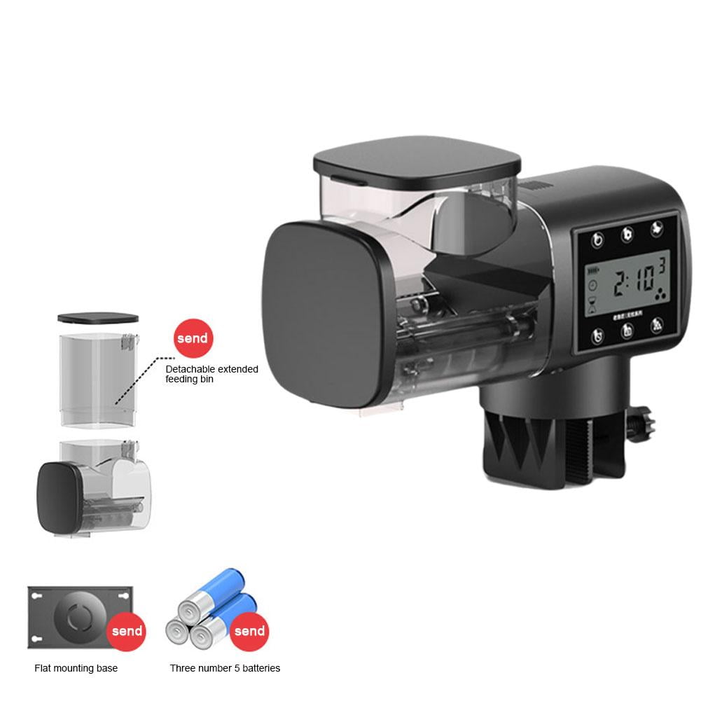 Fish tank feeder intelligent large capacity feeder aquarium fish ...