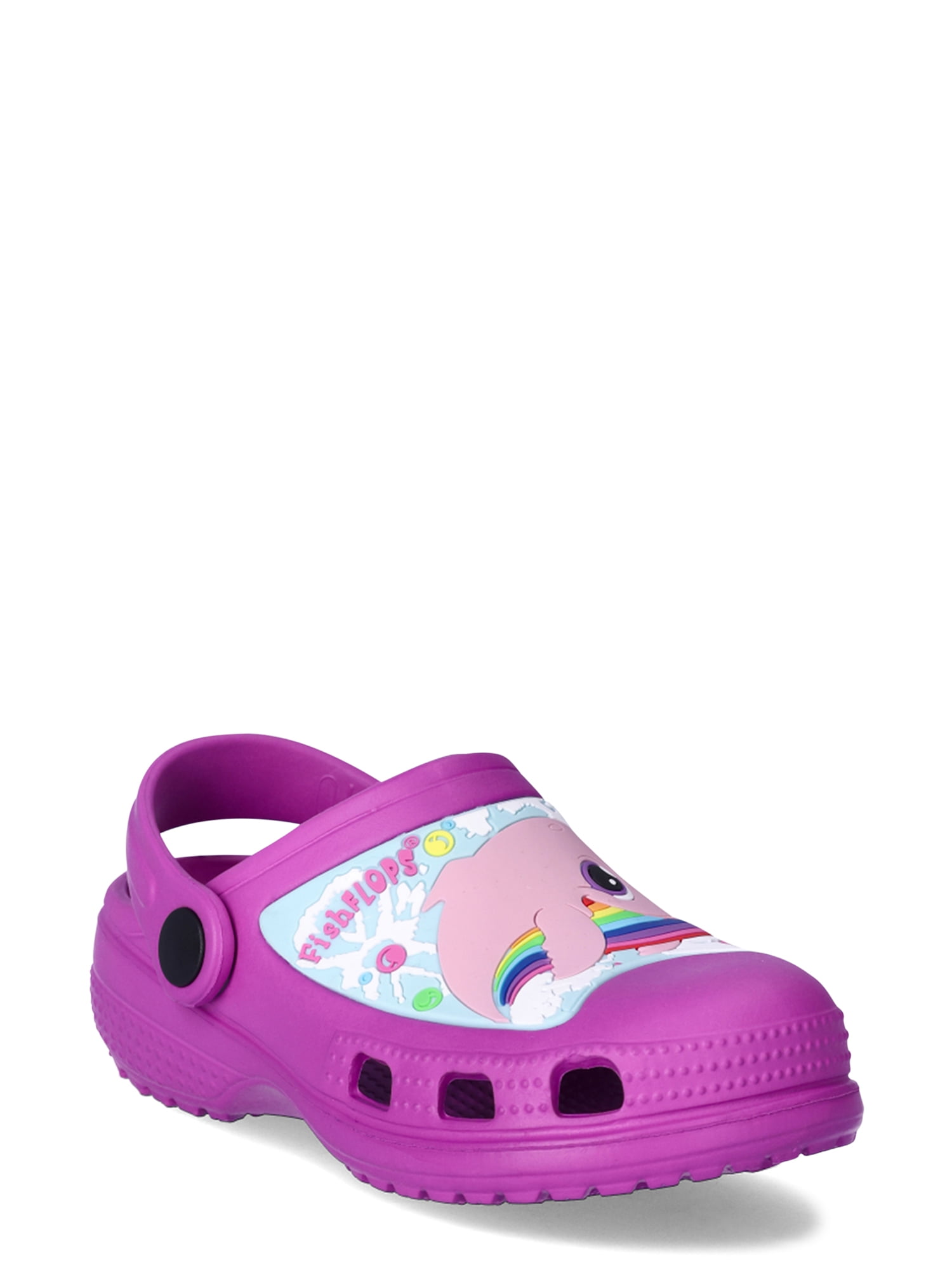 FishFlops Toddler Girls Bleu the Whale Clogs, Sizes 7/8-11/12 - Walmart.com