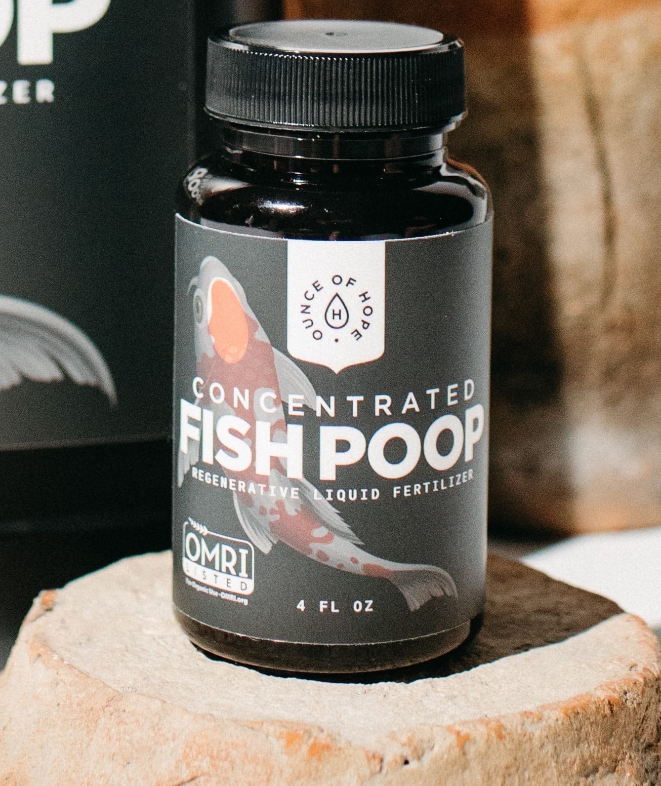 FishPoop.com Organic Concentrated Liquid Fish Poop Fertilizer 4 FL OZ ...