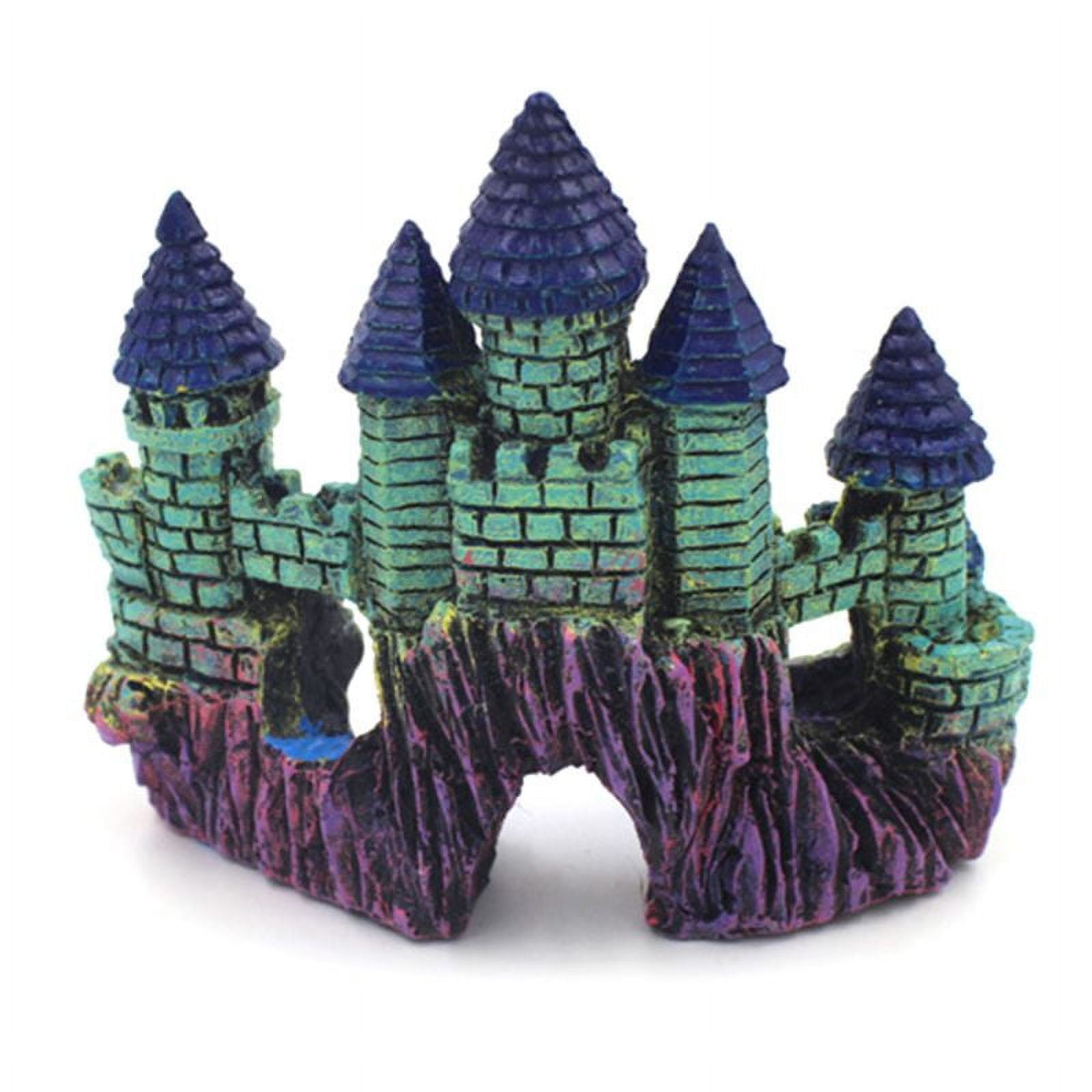FishTank Castle Decoration Resin Aquarium Ornament Aquatic Pets Shelter ...