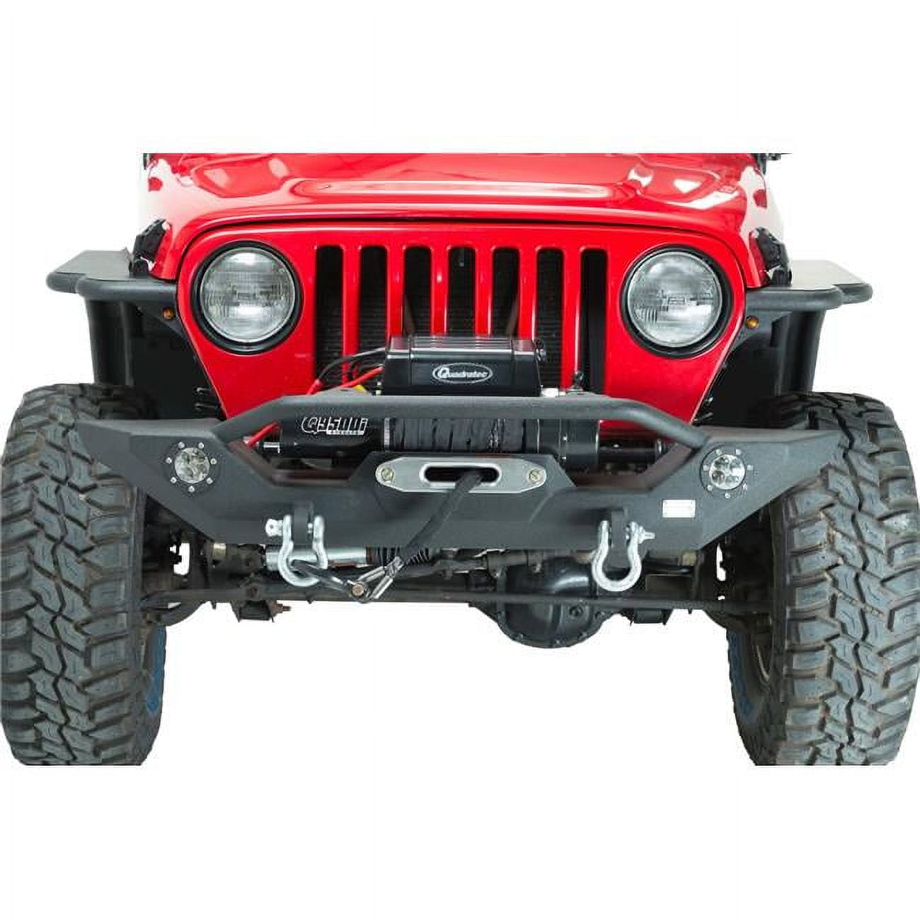 Fishbone FB22017 Rear Bumper with Tire Carrier for 1987 to 2006 YJ & TJ ...