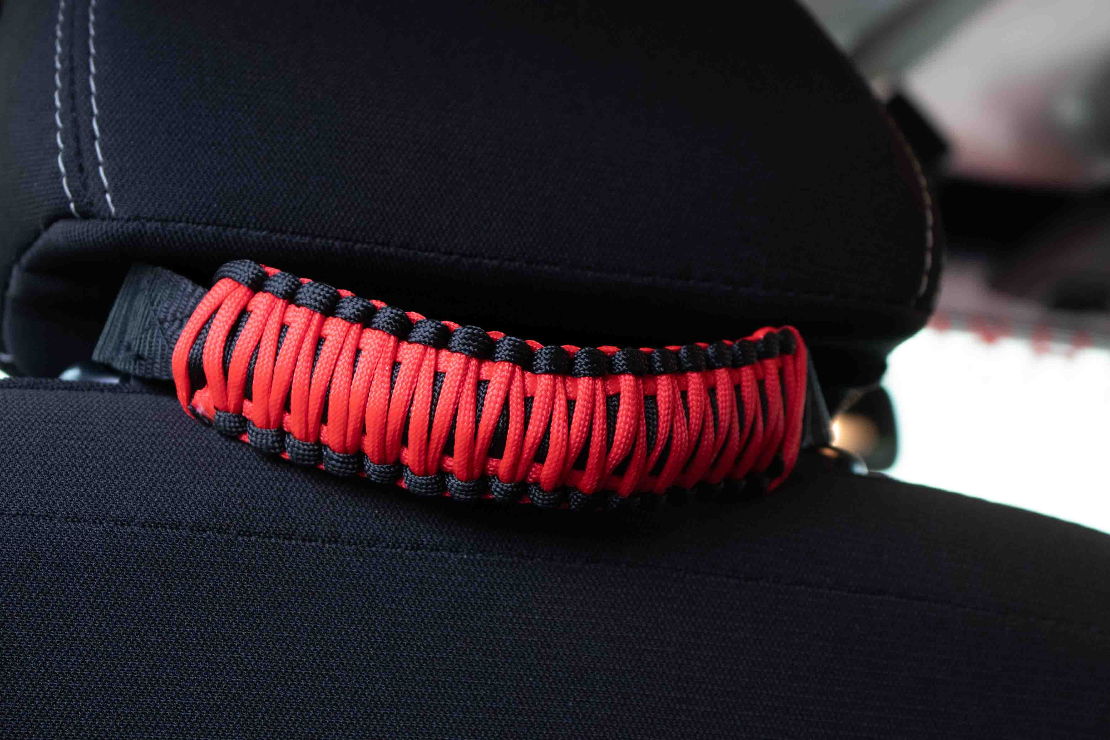 Fishbone FB55282 Red Paracord Head Rest Grab Handles - Walmart.com
