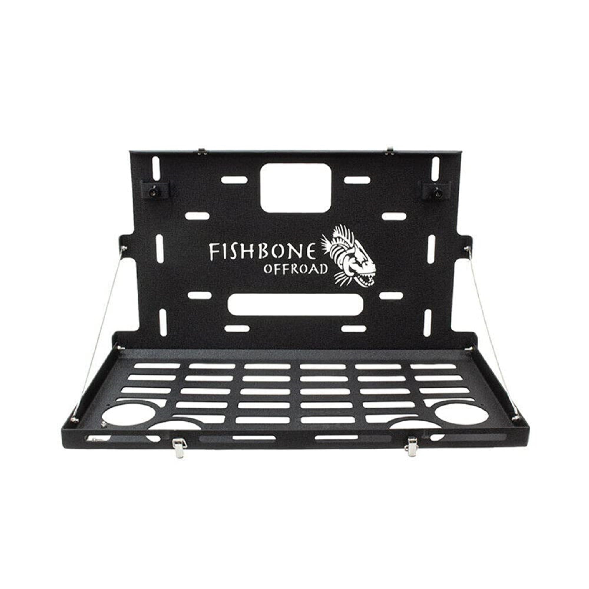 Fishbone JK Tailgate Table - Black Powdercoat - Walmart.com