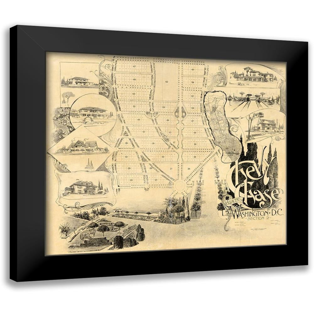 Fisher 13x12 Black Modern Framed Museum Art Print Titled - Chevy Chase ...