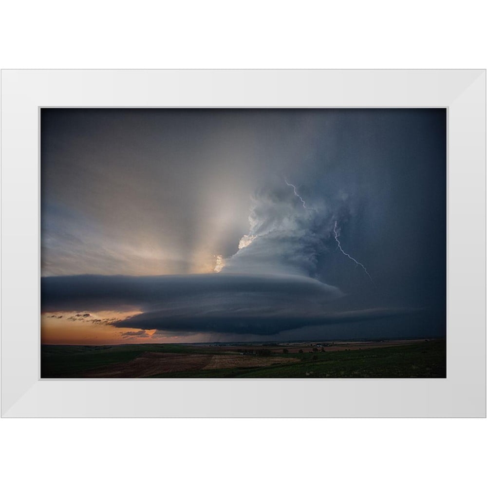 Fisher, Alexander 18x13 White Modern Wood Framed Museum Art Print ...