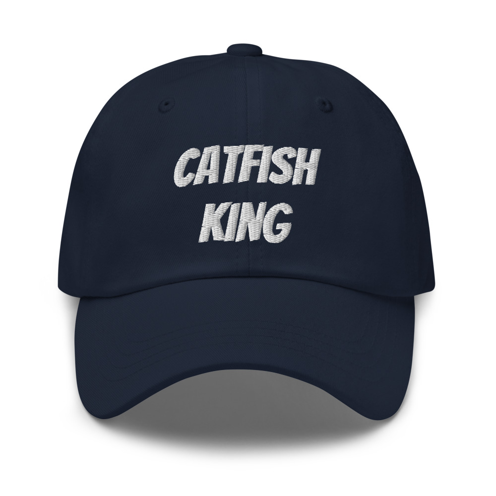 Fisher Angler Fishing Lover Classic Dad Hat, Catfish King- Embroidery ...