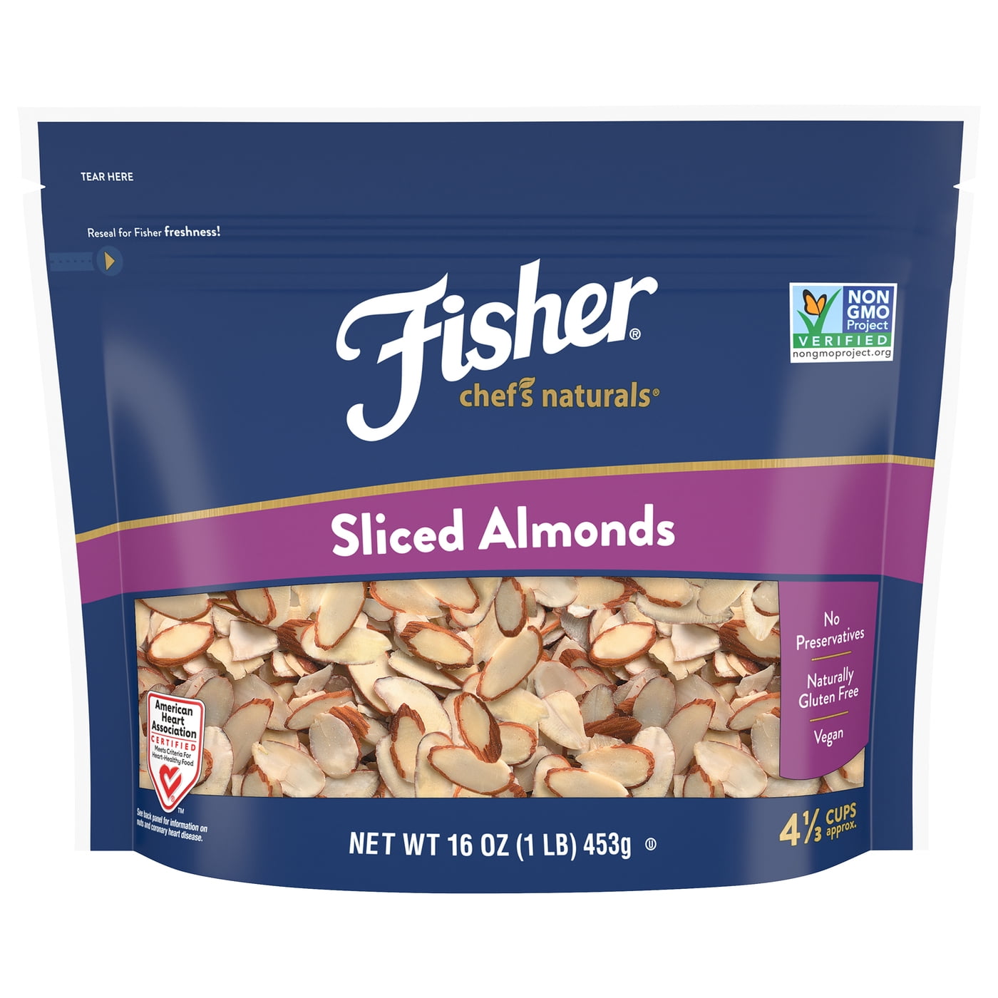 Fisher Chef's Naturals Gluten Free, No Preservatives, Non-GMO Sliced ...