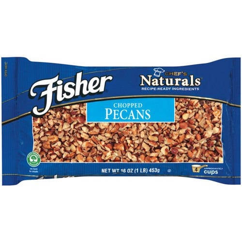 Fisher Chefs Naturals Chopped Pecans, 16 oz - Walmart.com