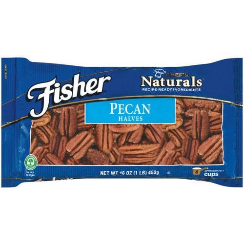 Fisher Chefs Naturals Pecan Halves, 16 oz - Walmart.com