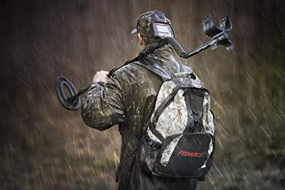 Fisher F22 Weatherproof Metal Detector with 9 Inch Weatherproof Coil ...