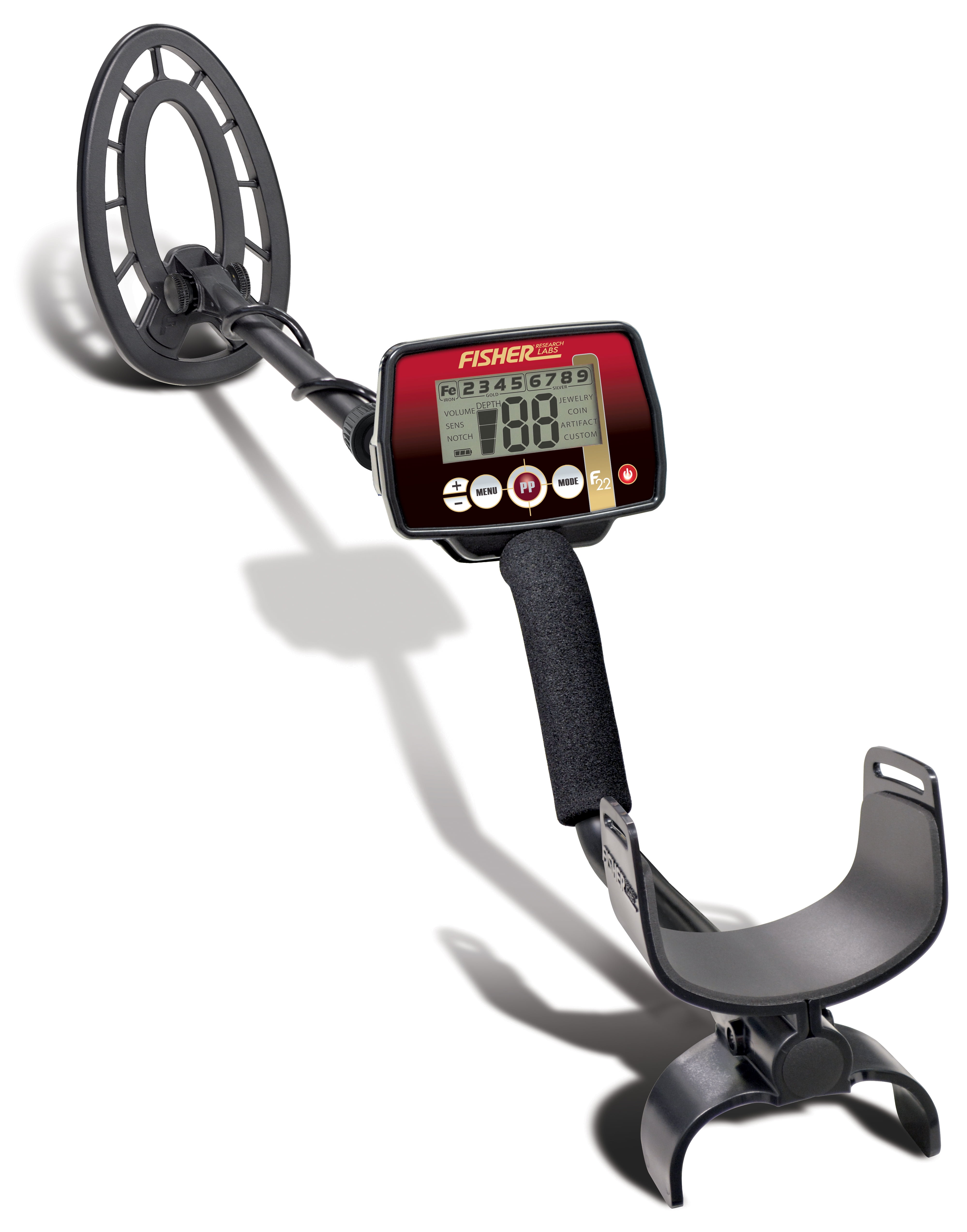 Fisher F22 Easy-to-Use, Weatherproof Metal Detector with Fast Retune ...