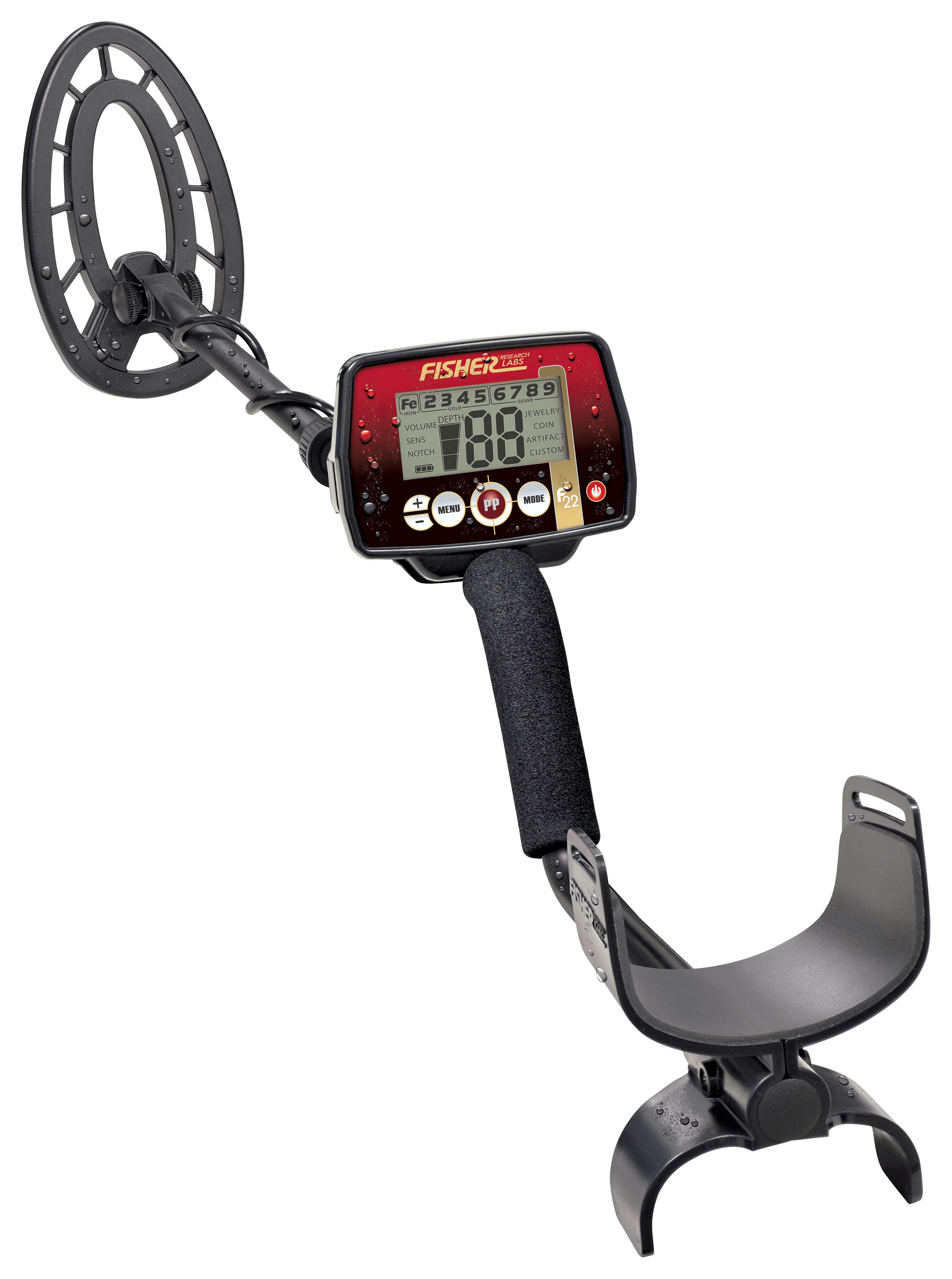 Fisher F22 Weatherproof Metal Detector - Walmart.com