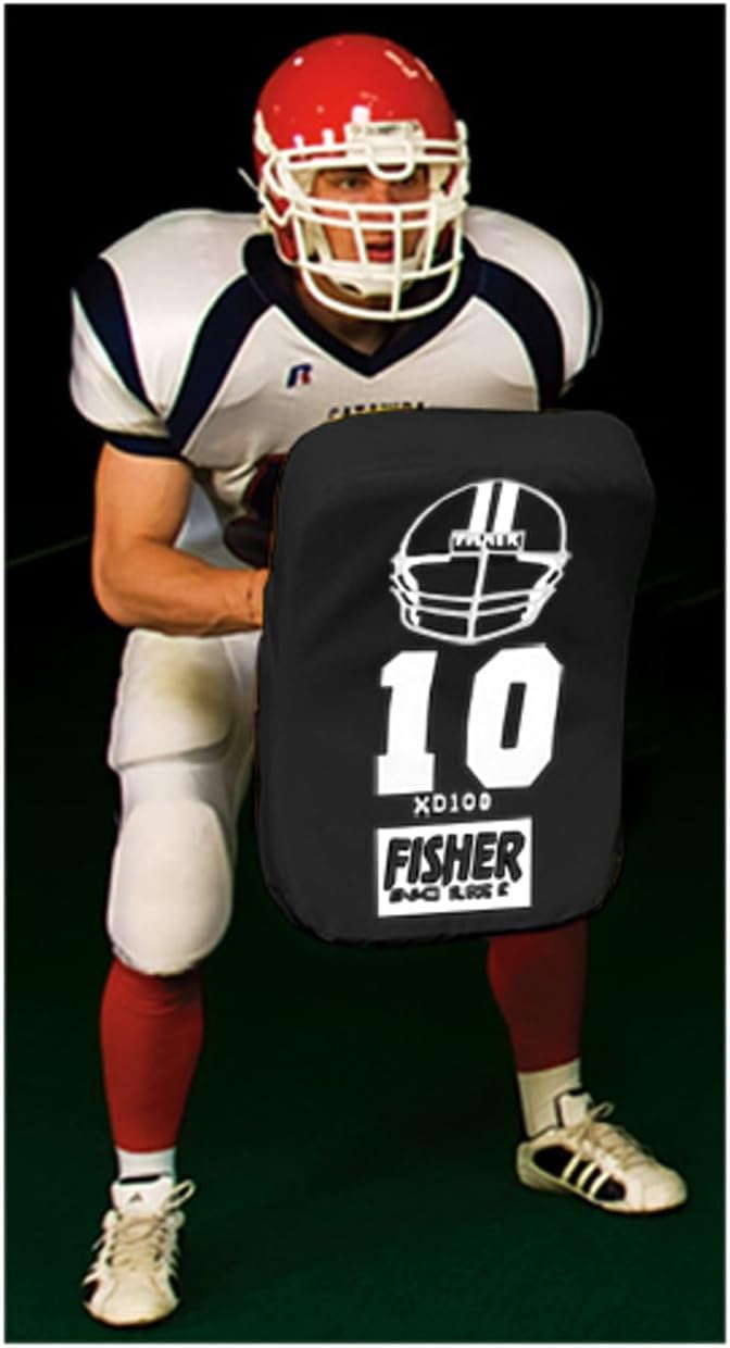 Fisher HD100 24" x 16" Curved Football Body Shield - Black - Walmart.com