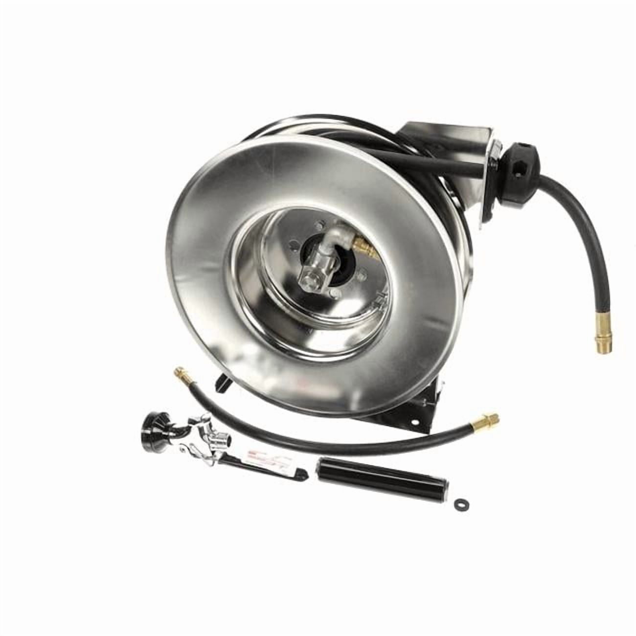 Fisher 75394 Hose Reel Assembly with 35 ft. Hose & Spray Valve ...