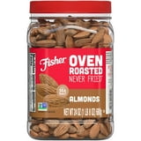 Fisher Oven Roasted Never DEF29 Fried Almonds, 24 of 1), Heart Healthy ...